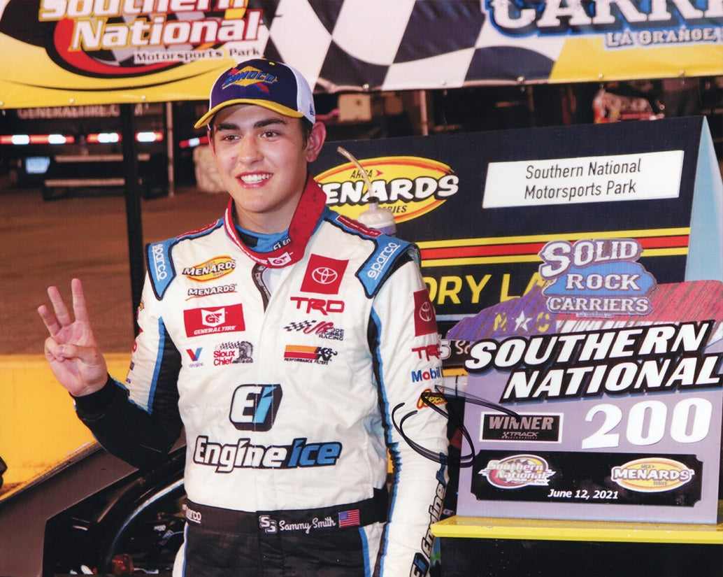 Sammy Smith Autographed Photos – Trackside