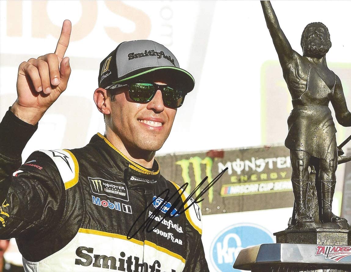 Autographed Aric Almirola Photos – Trackside