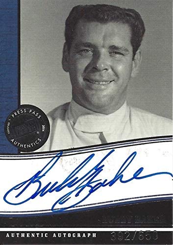 Autographed Buddy Baker Trading Cards – Trackside