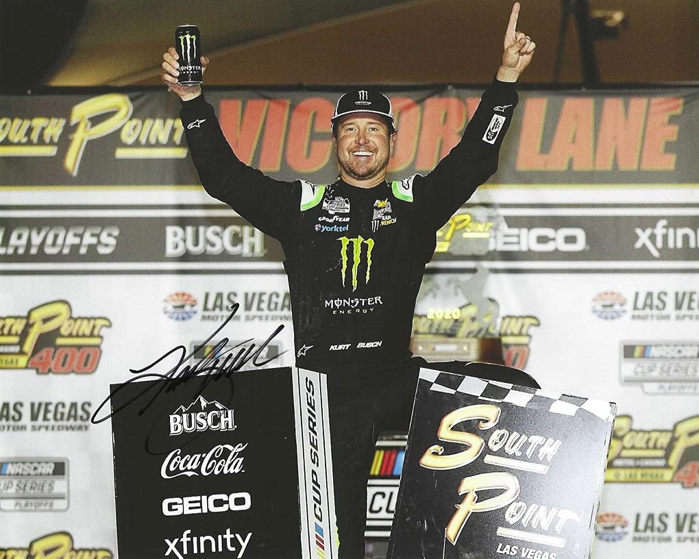 Autographed Kurt Busch Photos – Trackside