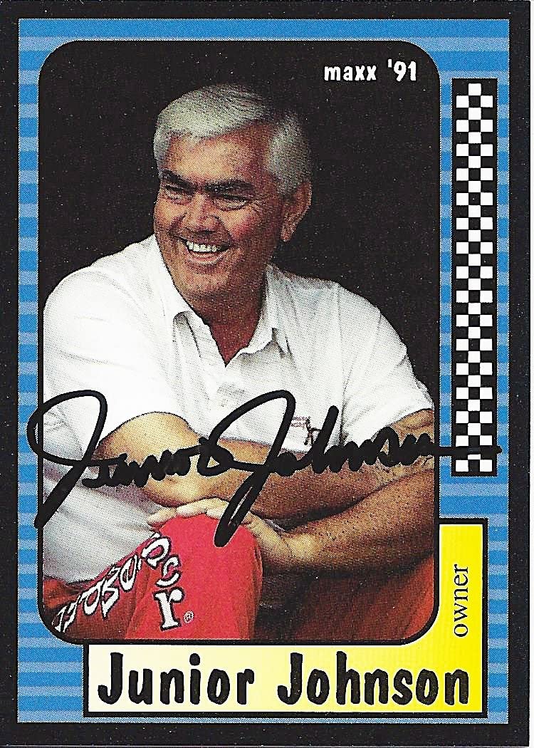 Autographed Junior Johnson Trading Cards – Trackside