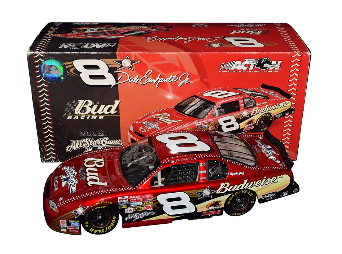 Autographed 2002 Dale Earnhardt Jr. #8 Budweiser Racing MLB ALL-STAR ...