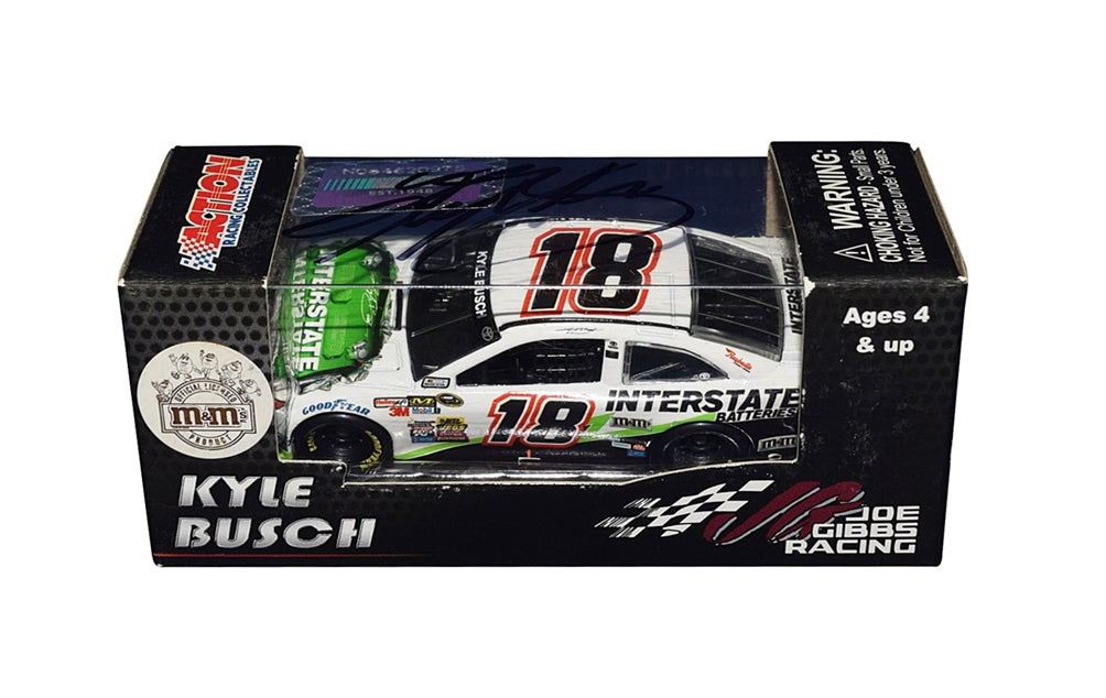 Autographed 2014 Kyle Busch #18 Interstate Batteries Racing Diecast Car ...