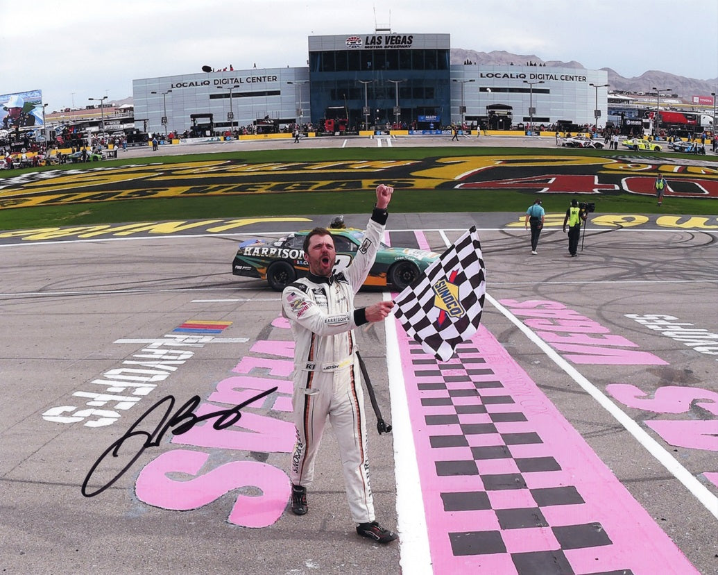 Autographed 2022 Josh Berry #8 Las Vegas Win 8x10 Xfinity Photo COA ...