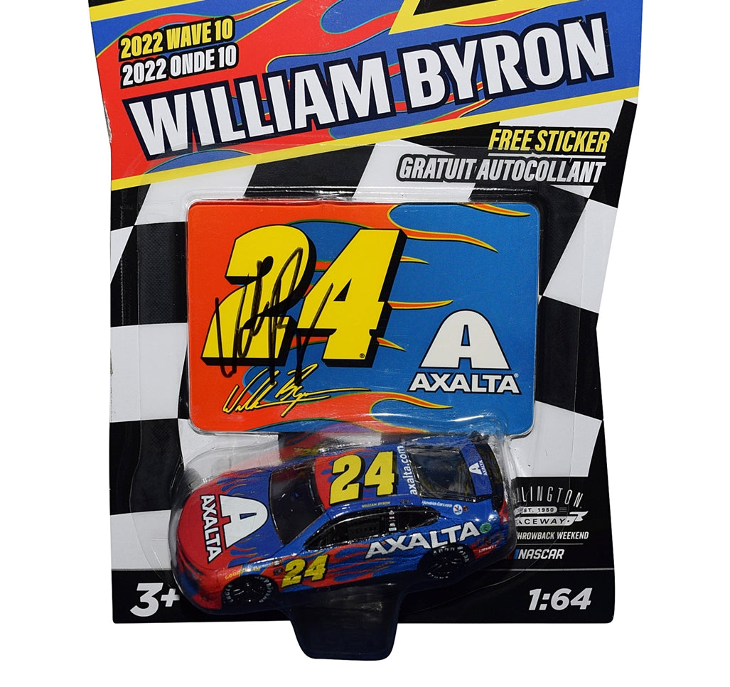 AUTOGRAPHED 2022 William Byron #24 Axalta DARLINGTON THROWBACK Diecast ...