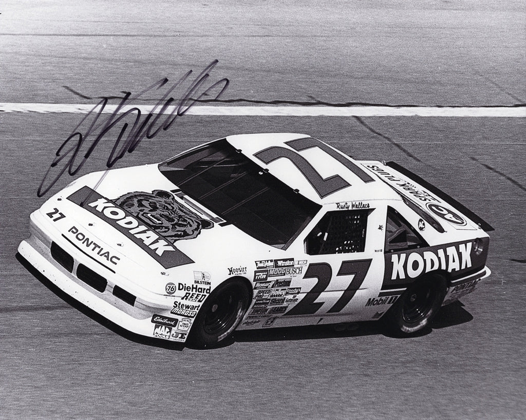 Autographed 1989 Rusty Wallace Championship Season Signed NASCAR Photo ...