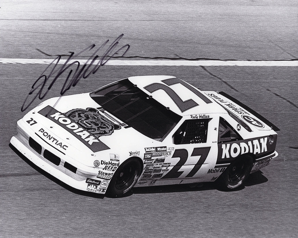 Autographed 1989 Rusty Wallace Championship Season Signed NASCAR Photo ...