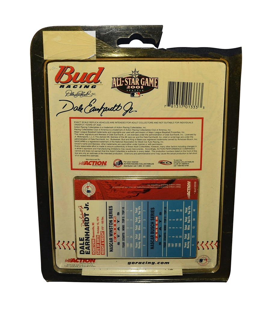 Signed 2001 Dale Earnhardt Jr. MLB All-Star Game Baseball 1/64 Diecast ...