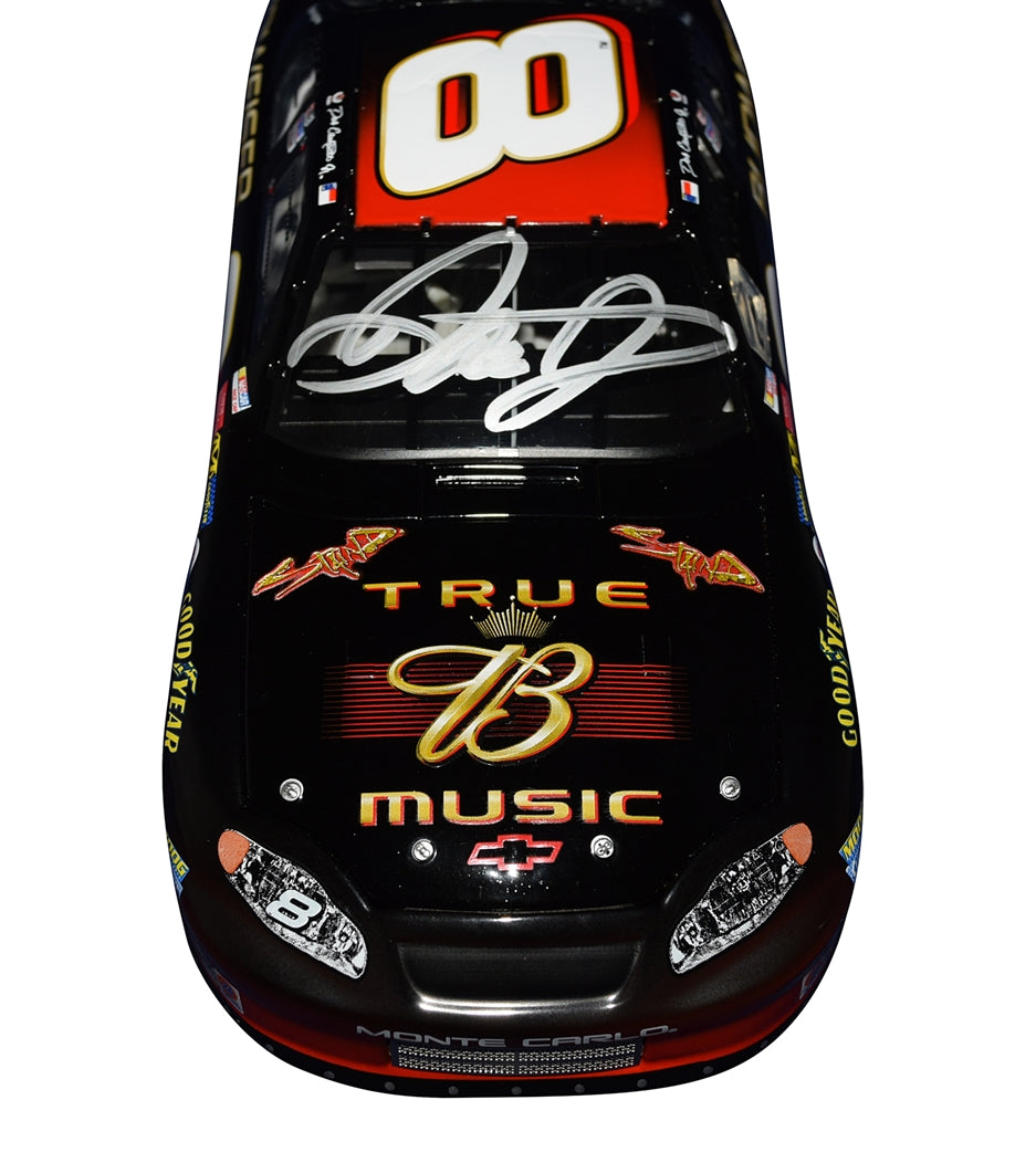 Autographed 2003 Dale Jr. #8 Budweiser True Music 1/24 Diecast Car COA ...
