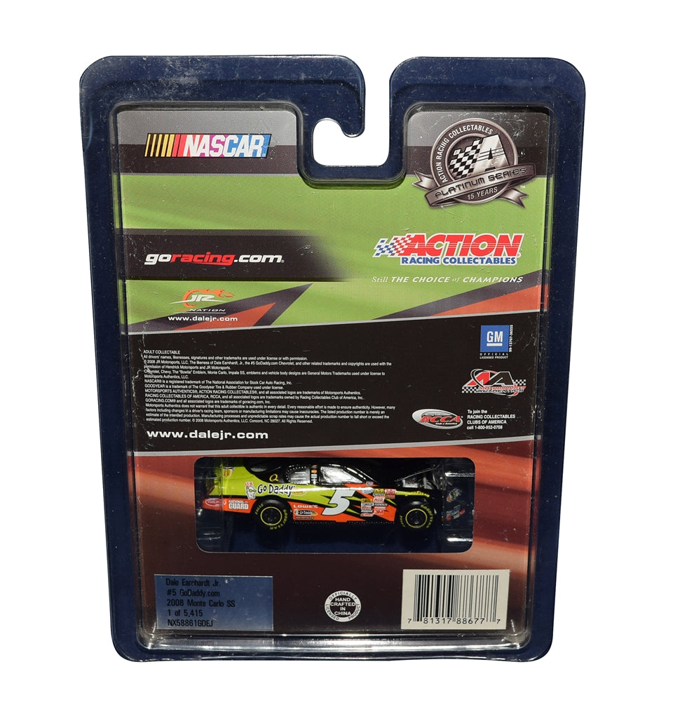 Autographed 2008 Dale Earnhardt Jr. #5 GoDaddy Racing Diecast with COA ...