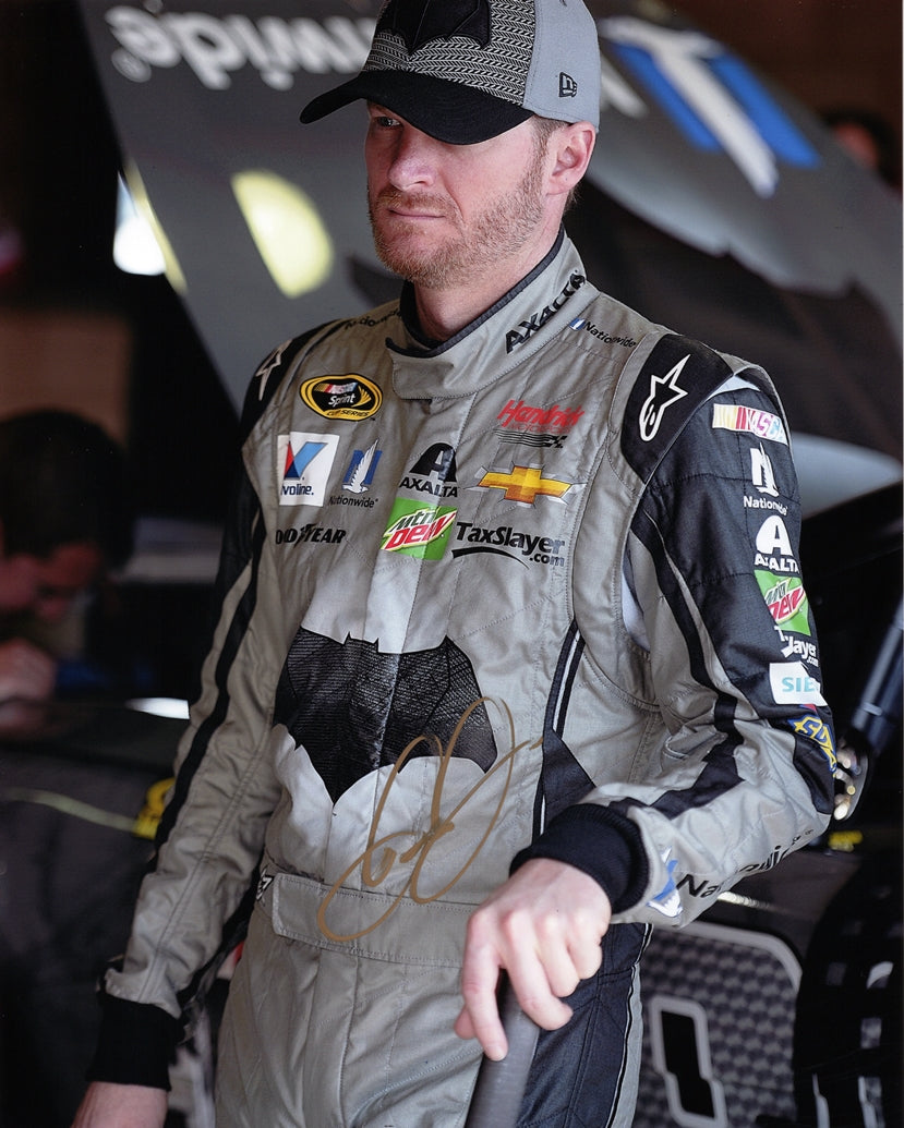 Autographed 2016 Dale Earnhardt Jr. Batman Fontana Race Photo with COA ...
