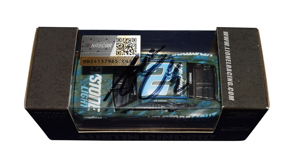 AUTOGRAPHED 2022 Austin Cindric #2 Keystone Light Racing 1/64 Diecast ...