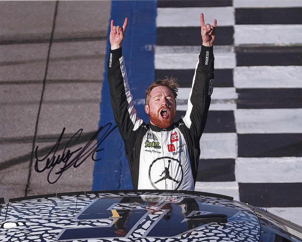 Signed Tyler Reddick 2024 Talladega Win #45 Victory Lane 8x10 Photo ...