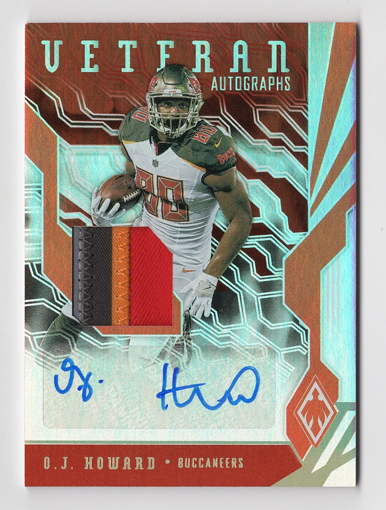 O.J. Howard 2018 Panini Phoenix Football VETERAN AUTOGRAPHS Card ...