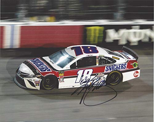 AUTOGRAPHED 2019 Kyle Busch #18 Snickers Toyota Team DARLINGTON THROWB ...