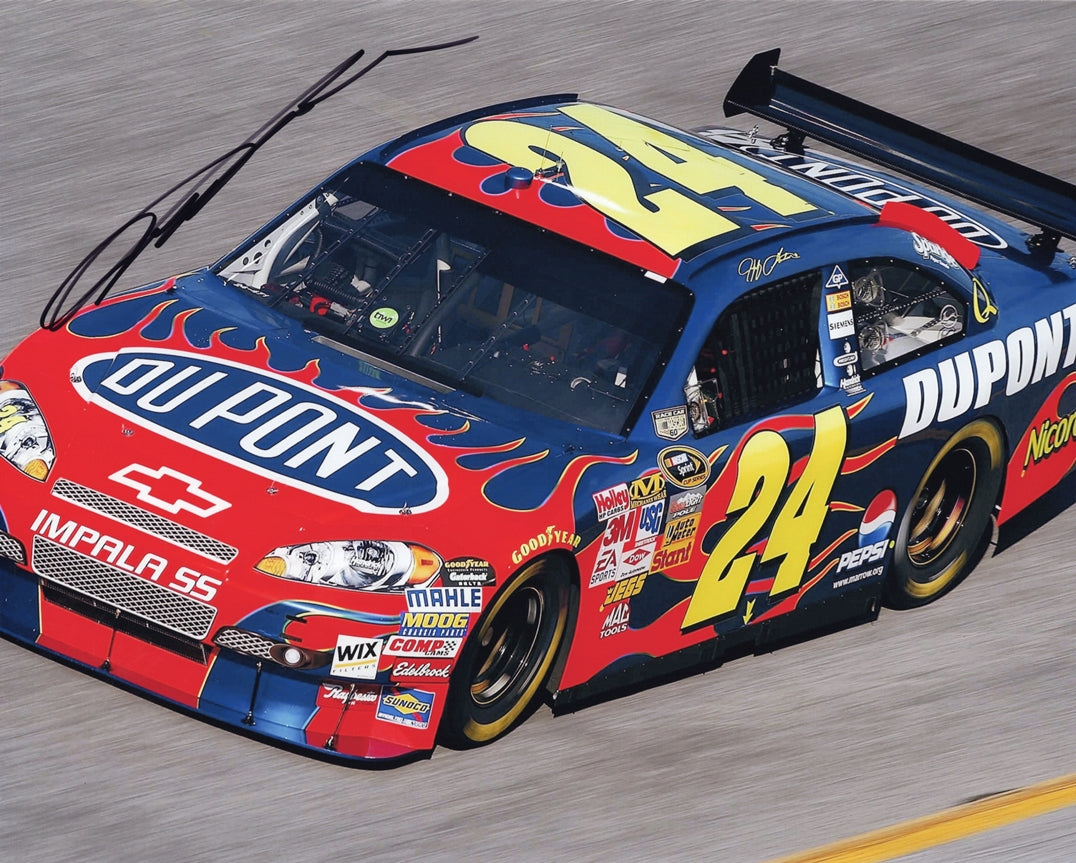 AUTOGRAPHED 2008 Jeff Gordon #24 DuPont Flames Racing (Car of Tomorrow ...