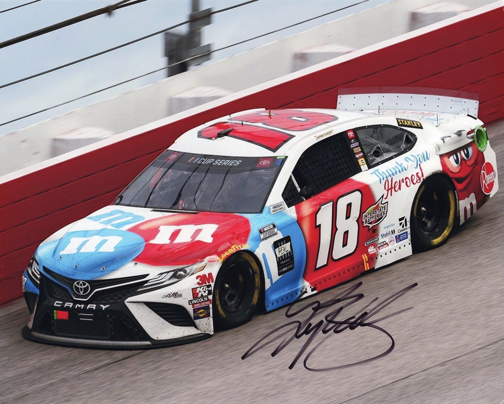 AUTOGRAPHED 2020 Kyle Busch #18 M&Ms Patriotic THANK YOU HEROES (Darli ...