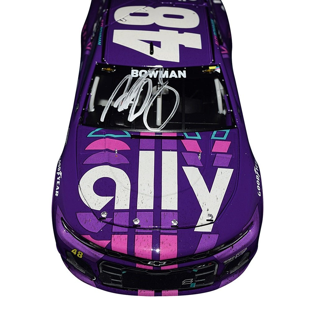 AUTOGRAPHED 2021 Alex Bowman #48 Ally Racing DOVER RACE WIN (Raced Ver ...