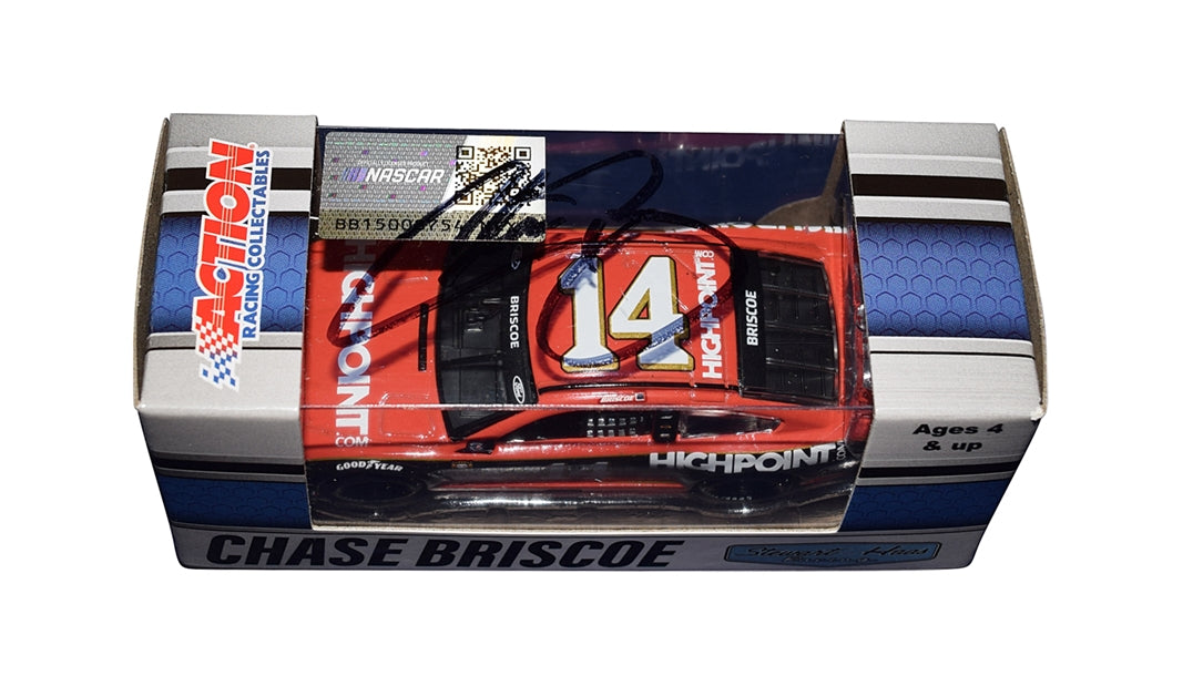 AUTOGRAPHED 2021 Chase Briscoe #14 HighPoint Racing DARLINGTON THROWBA ...
