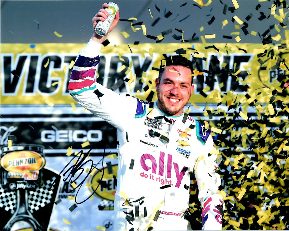 AUTOGRAPHED 2022 Alex Bowman #48 Ally Racing LAS VEGAS WIN (Pennzoil 4 ...