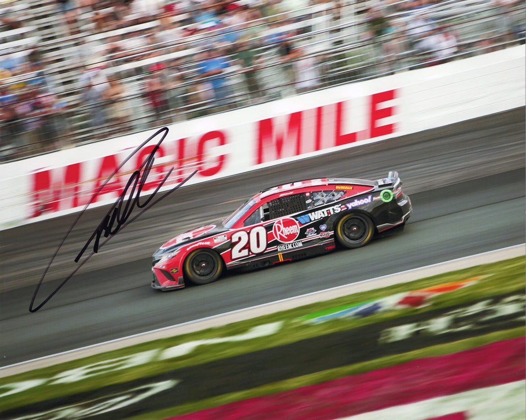 AUTOGRAPHED 2022 Christopher Bell #20 Rheem Team NEW HAMPSHIRE RACE WI ...